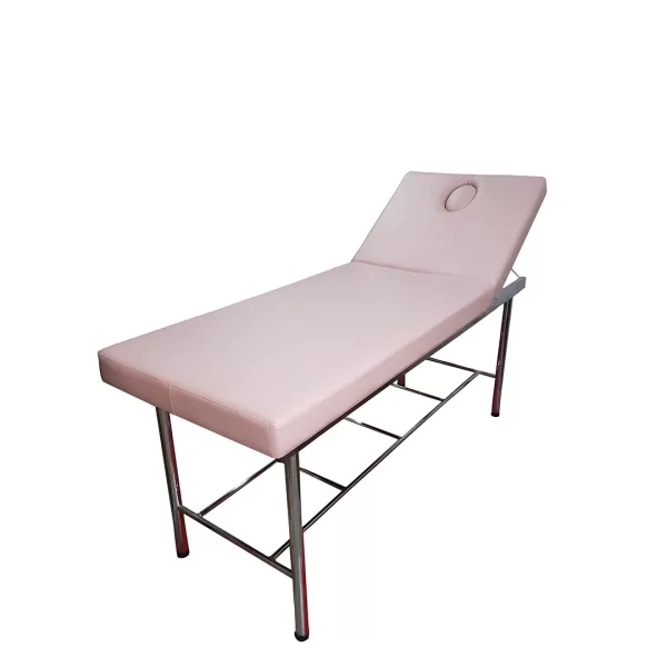 N1 Camilla reclinable fija de metal cromado - CALMILLA - Camillas Perú